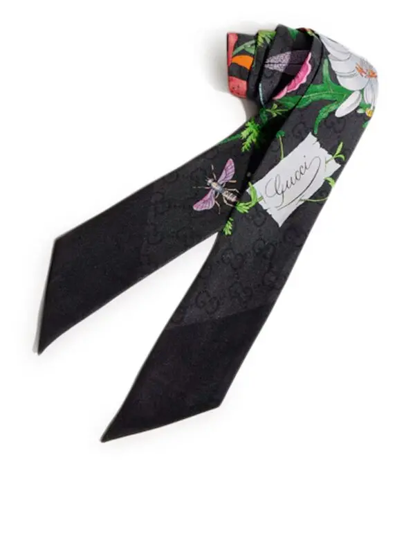Gucci Printed Silk Scarf