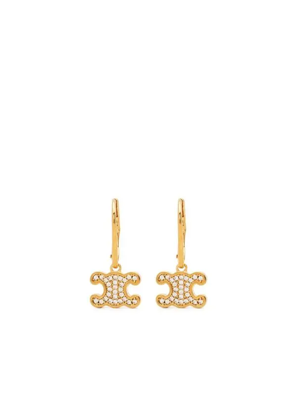 Celine Triomphe Earrings - Multicolor