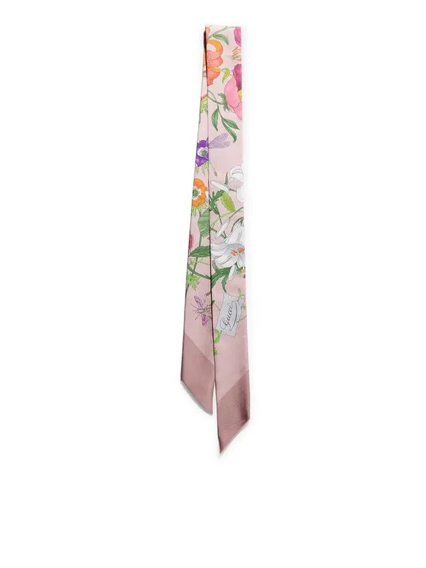 Gucci Printed Silk Ribbon