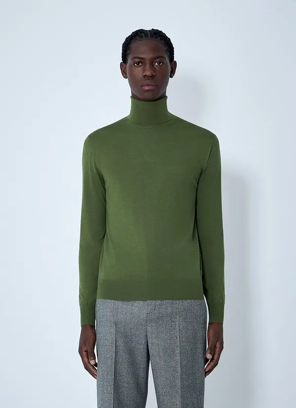 Saint Laurent Fine Knit Turtleneck Sweater