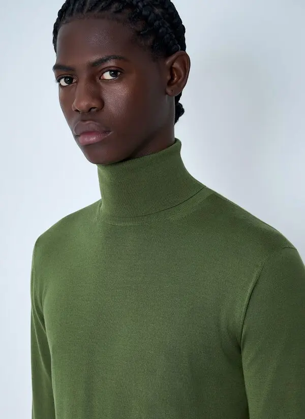 Saint Laurent Fine Knit Turtleneck Sweater