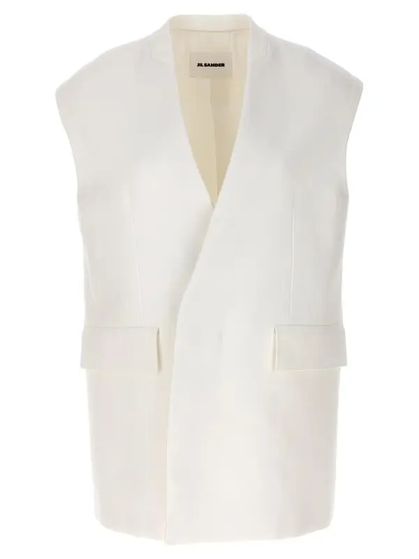 JIL SANDER Oversize Tailored Vest