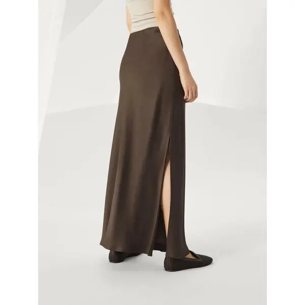 Brunello Cucinelli High-waisted Skirt - Brown