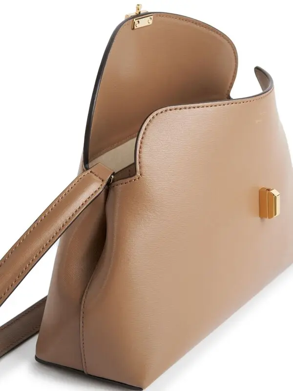 TOTEME T-lock Leather Clutch