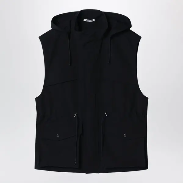 Auralee Wool Canvas Gilet