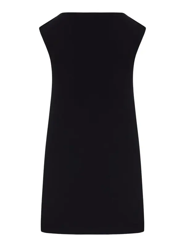 Celine Wool Blend Dress With Triomphe Logo