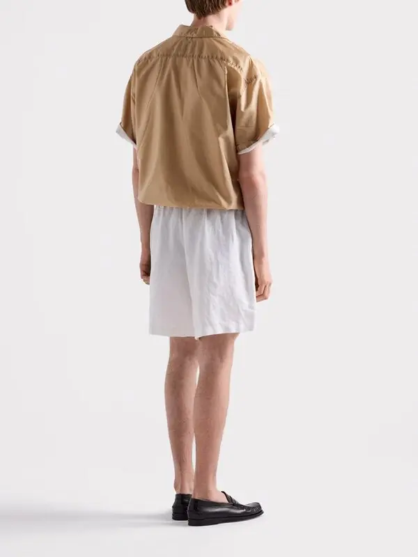 Prada Re-nylon Short Sleeved Shirt