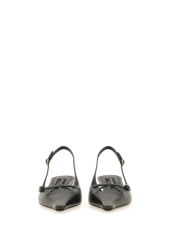 Dolce & Gabbana Tassel Slingback Shoe - Black