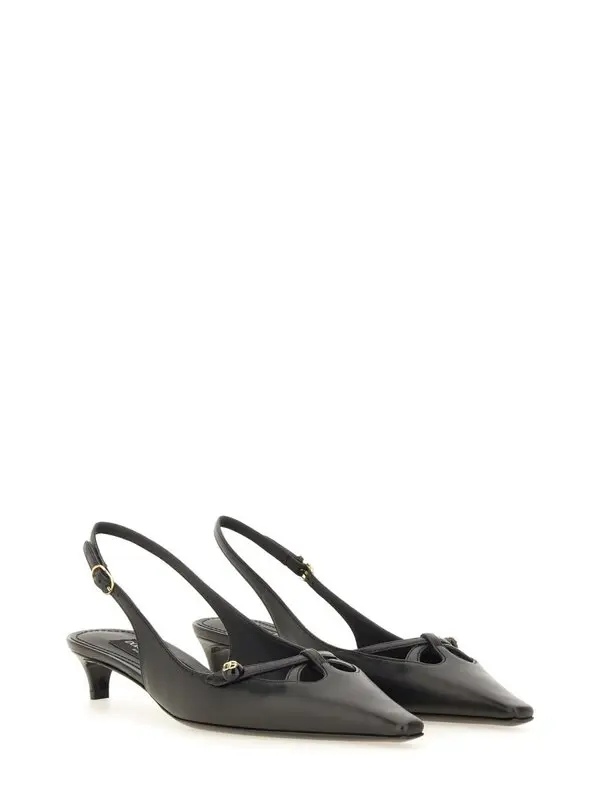 Dolce & Gabbana Leather Slingback Shoe