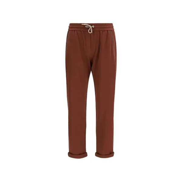 Brunello Cucinelli Trousers Track Pants - Brown