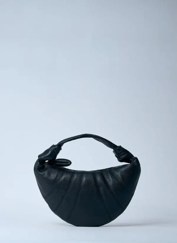 LEMAIRE Mini Fortune Croissant Handbag - Black