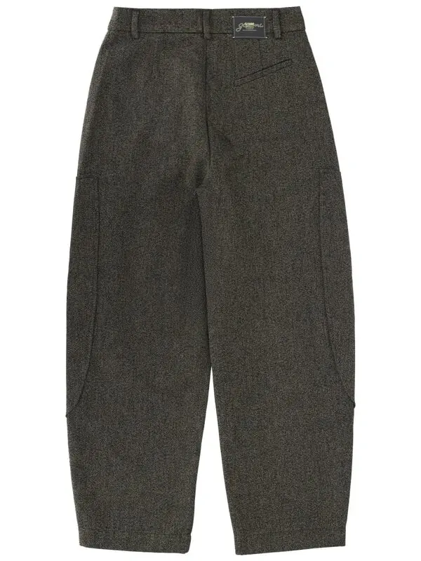 GANNI Mouline Pants - Green