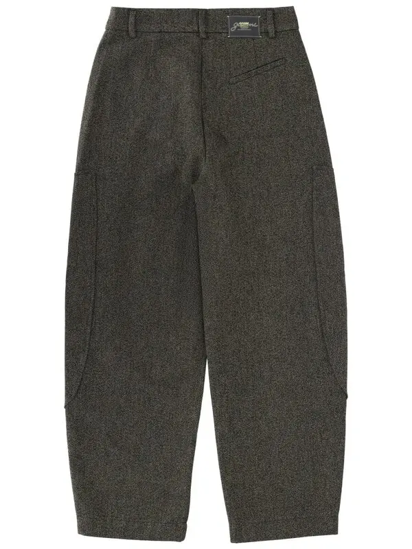 GANNI Mouline Pants - Green