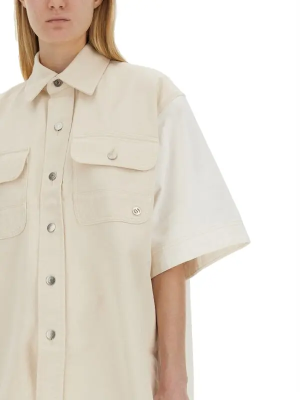 Stella McCartney Denim Shirt - Cream