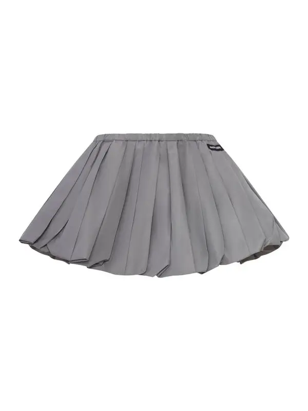Miu Miu Tec Canvas Mini Skirt