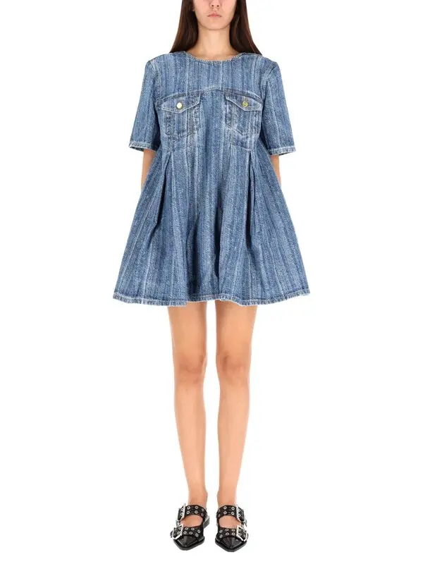 GANNI Denim Dress - Blue