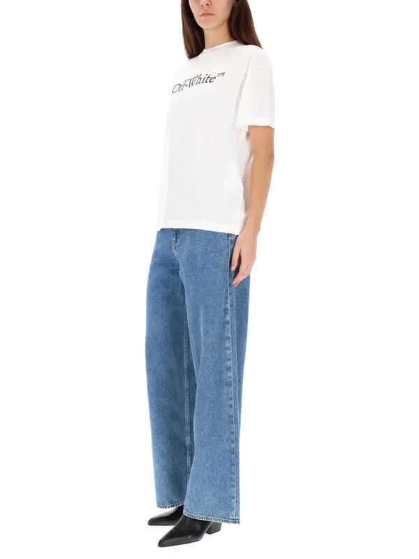 Off-White T-shirt With Logo