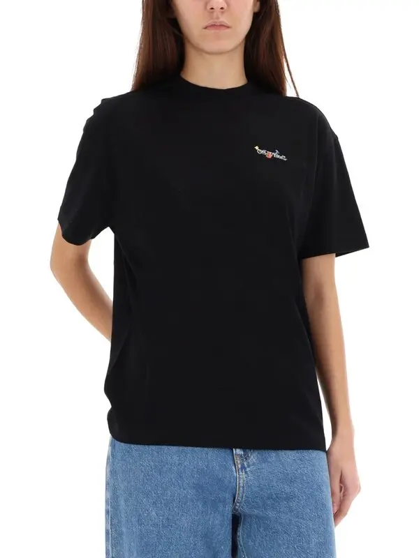 Off-White T-shirt With Logo