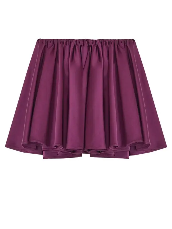 GANNI Miniskirt With Drape