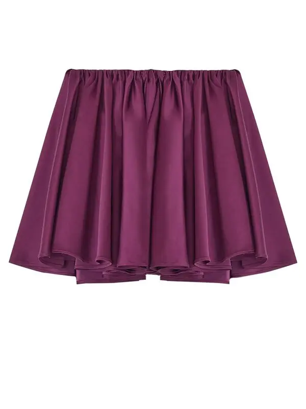 GANNI Draped Miniskirt - Multicolor