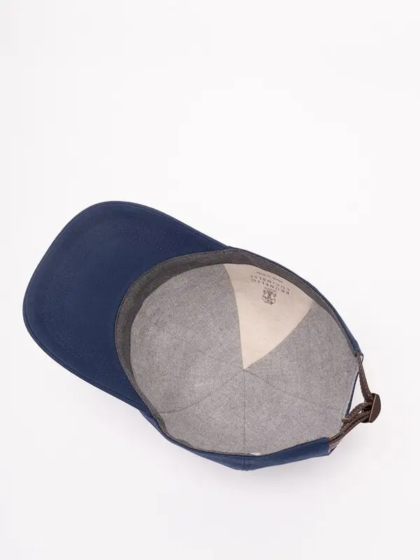 Brunello Cucinelli Baseball Cap With Embroidery