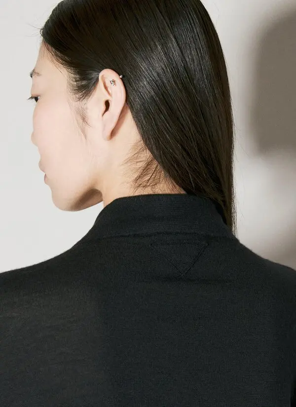 Prada Cashmere Polo Sweater