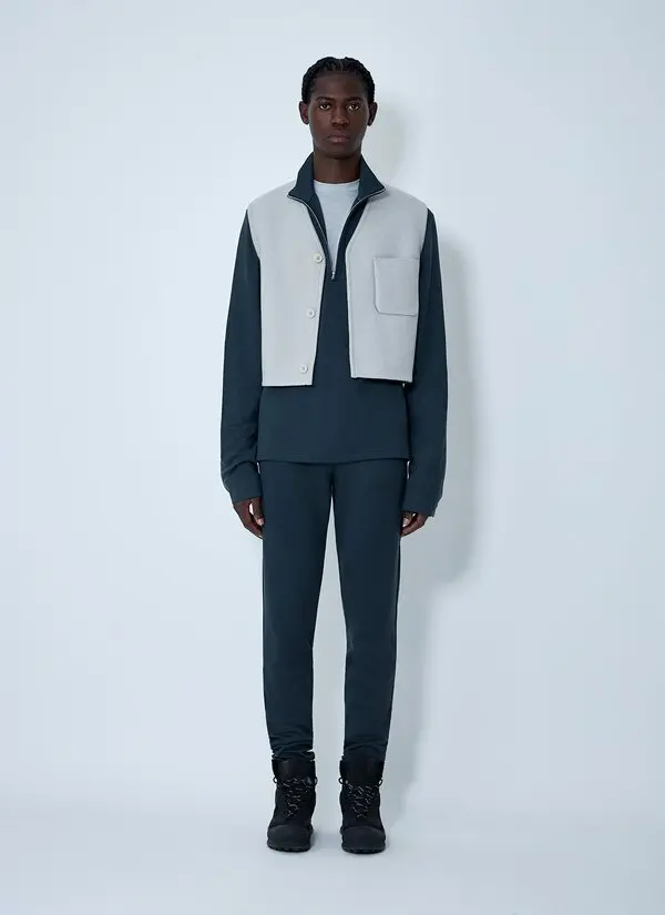 RIER Wool-blend Gilet - Gray