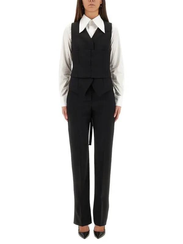 Alexander McQueen Vest Corset - Black