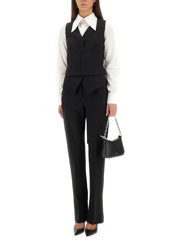 Alexander McQueen Wool Corset Vest