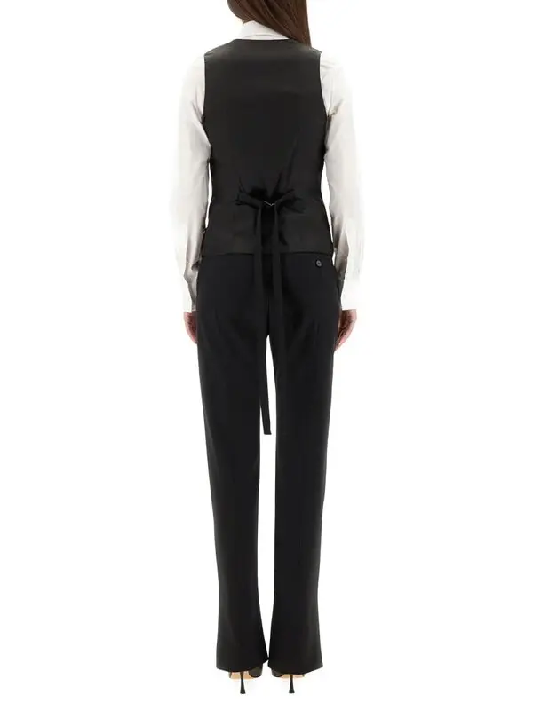 Alexander McQueen Wool Corset Vest
