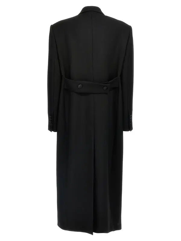 Dolce & Gabbana Wool Gabardine Tuxedo Coat