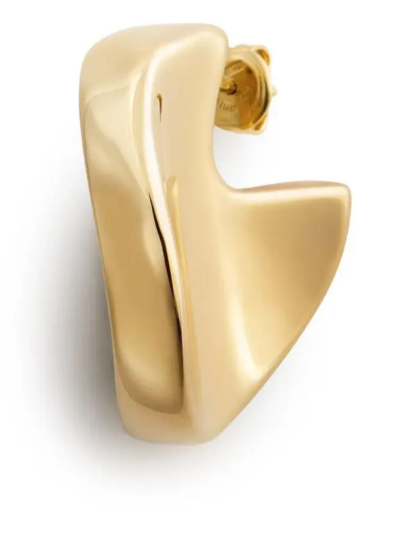 Bottega Veneta Geometric Design Earrings - Gold