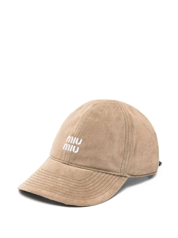 Miu Miu Velvet Baseball Cap - Multicolor