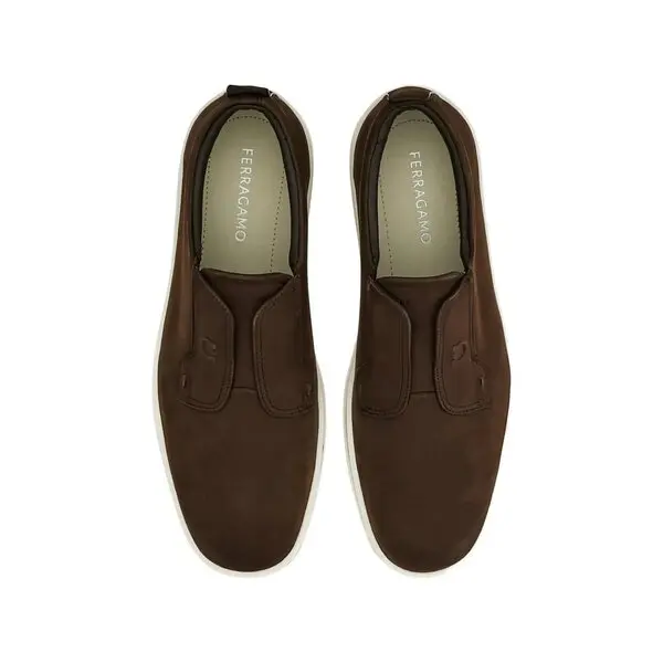 FERRAGAMO Slip-on Trainers - Brown