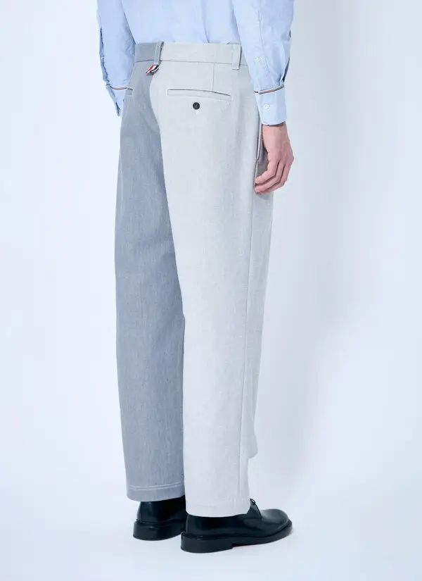 Thom Browne Constrast Tailored Pants