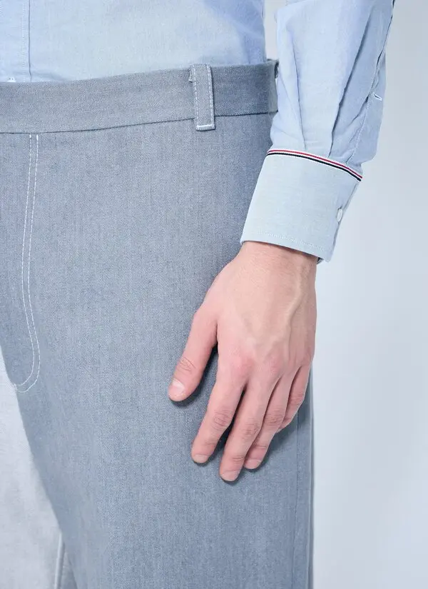 Thom Browne Constrast Tailored Pants