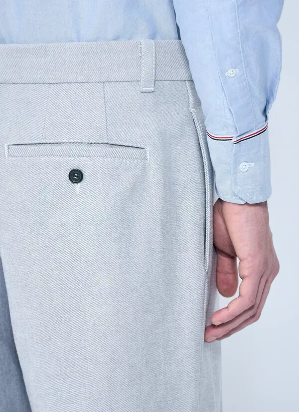Thom Browne Constrast Tailored Pants
