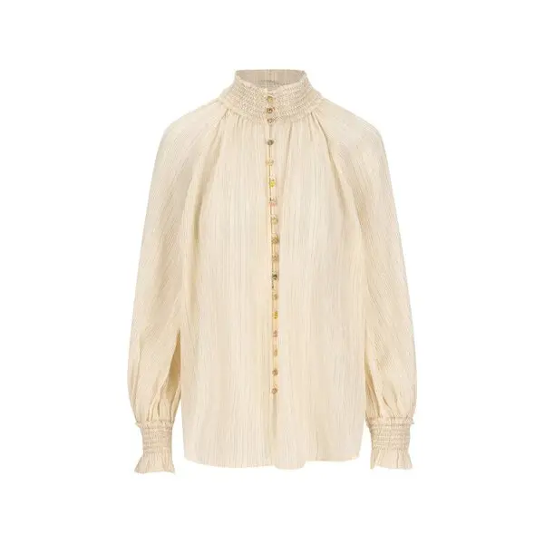 Zimmermann Neutrals Tops Shirts - Cream