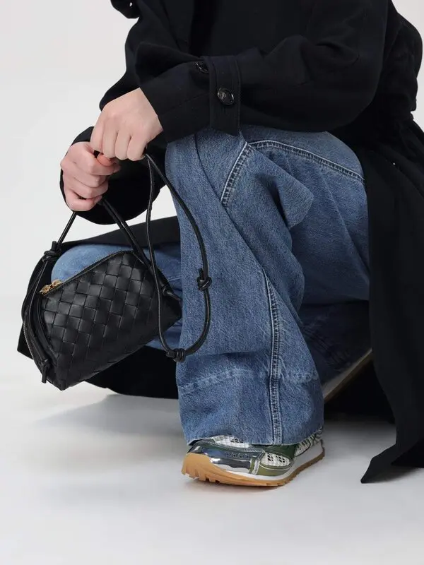 Bottega Veneta Woven Leather Concert Pouch