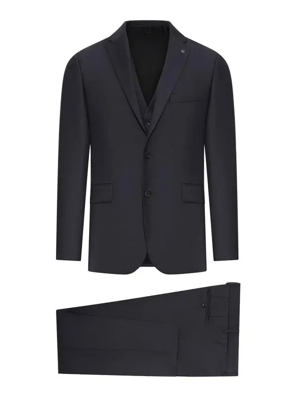Tagliatore Bruce Tailored Wool Suit - Multicolor