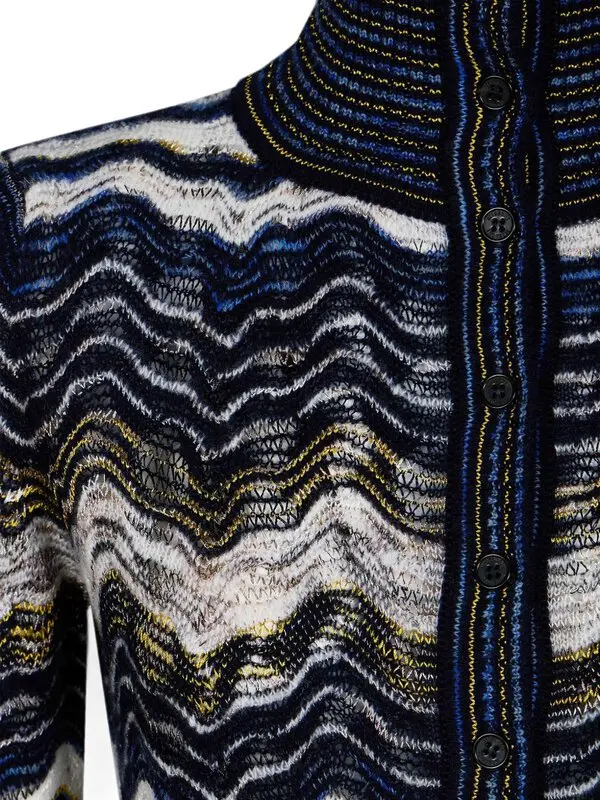 Missoni Zig Zag Motif Polo Shirt - Multicolor