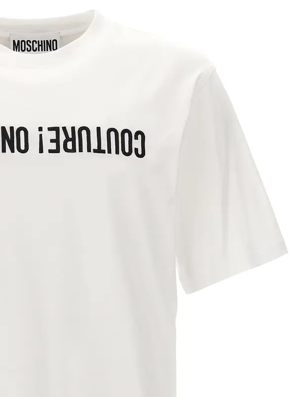 Moschino Logo Embroidery T-shirt