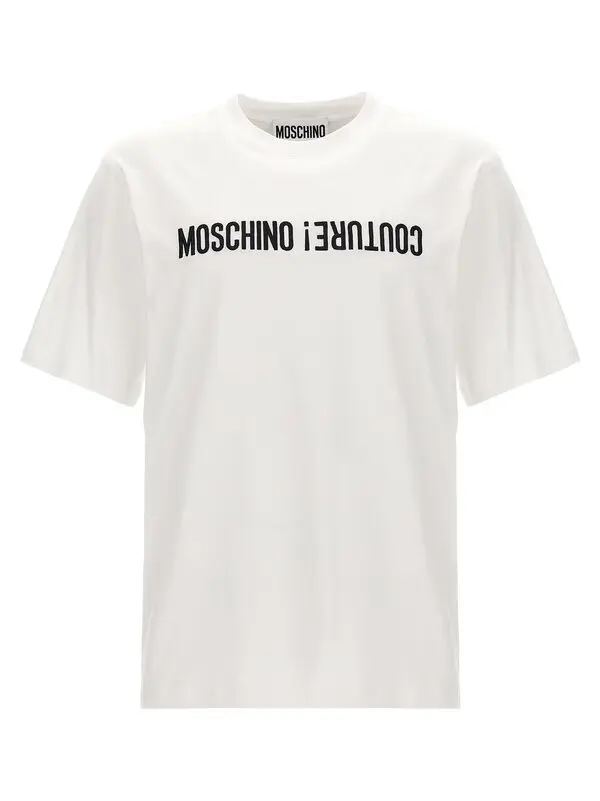 Moschino Logo Embroidery T-shirt - Multicolor