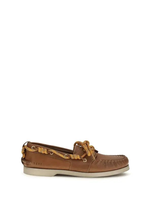 GOLDEN GOOSE Cruise Boat Loafers - Brown