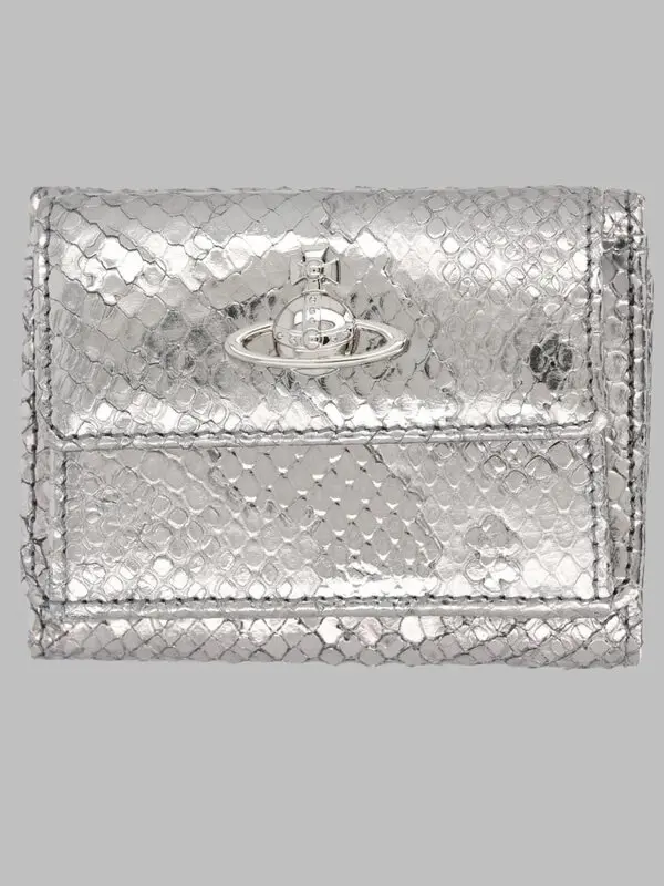 VIVIENNE WESTWOOD Portafoglio Con Dettaglio Orb - Gray