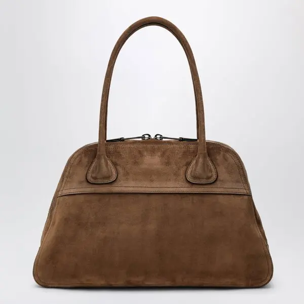 Miu Miu Medium Vivant Bag In Cocoa Suede Leather - Brown