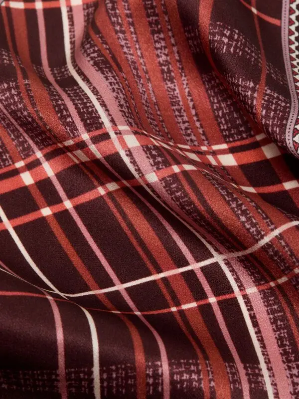 Acne Studios Checked Silk Headband