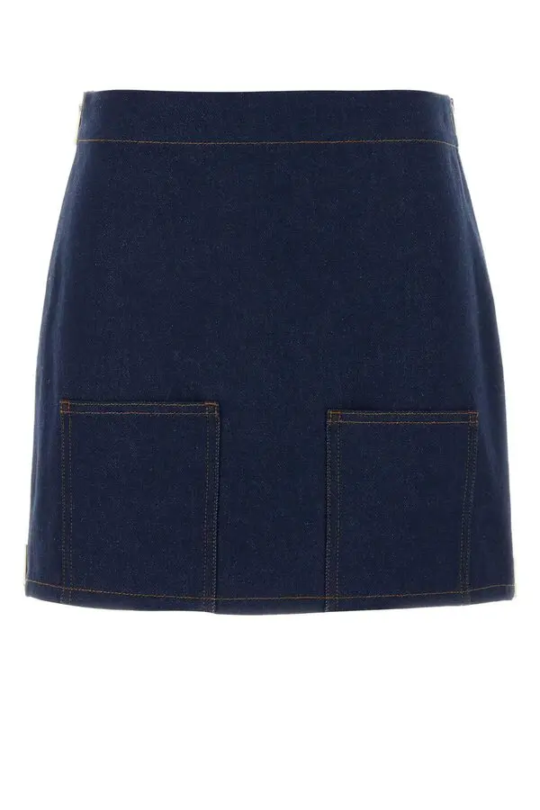 Fendi Denim Mini Skirt - Blue
