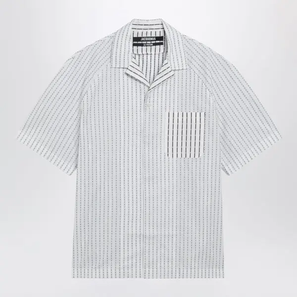 Jacquemus Romarin Short-sleeve Cotton Shirt