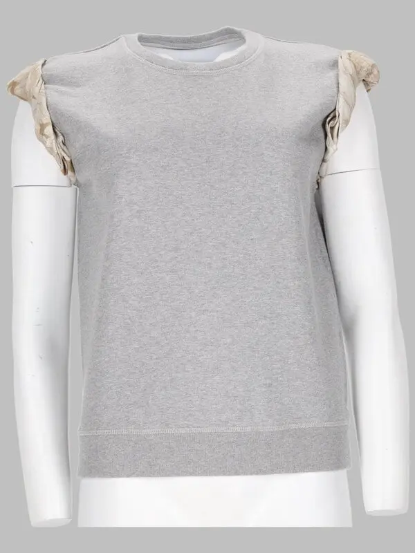 MAISON MARGIELA Short Sleeve Sweatshirt - Gray